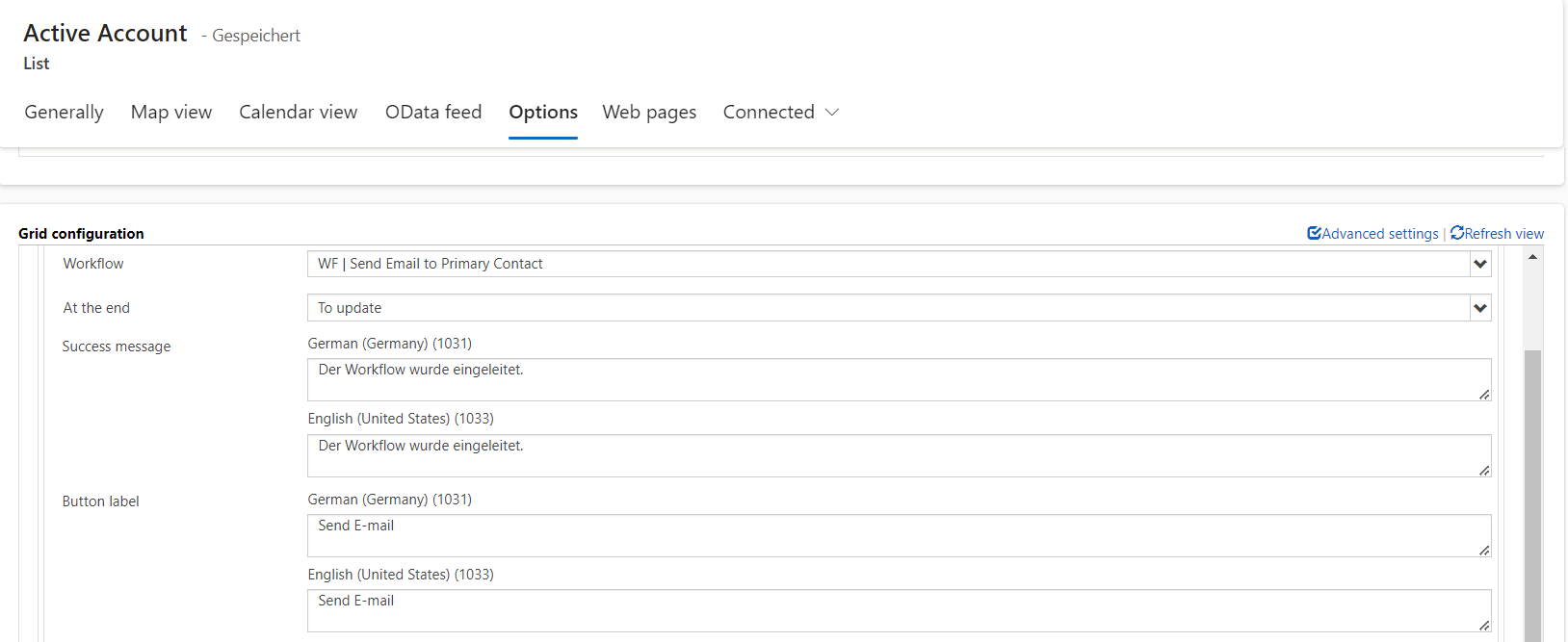 Power Pages Entity List Conditional Action Dynamicsmap