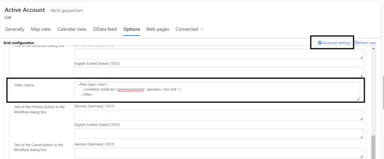 Power Pages– Entity List: Conditional Action - DynamicsMap
