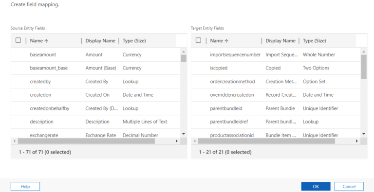 Opportunity Products Fields Mappings to Quote, Order and Invoice Products - DynamicsMap